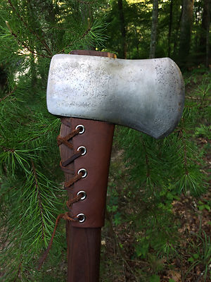 Axe Collar Guard Leather Ax Haft Handle Protector | eBay