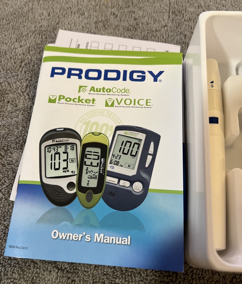 Prodigy AutoCode Talking Blood Glucose Monitoring Meter 4 Languages ...
