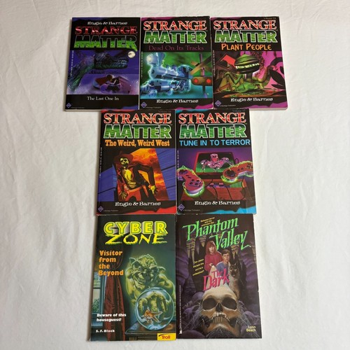 Strange Matter Lot of 7 books w/ Cyber Zone & Phantom Valley | eBay
