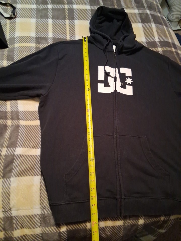 Xxl Mens Dc Shoes Hooded Zipper Jacket Authentic Mens Heritage Rob ...