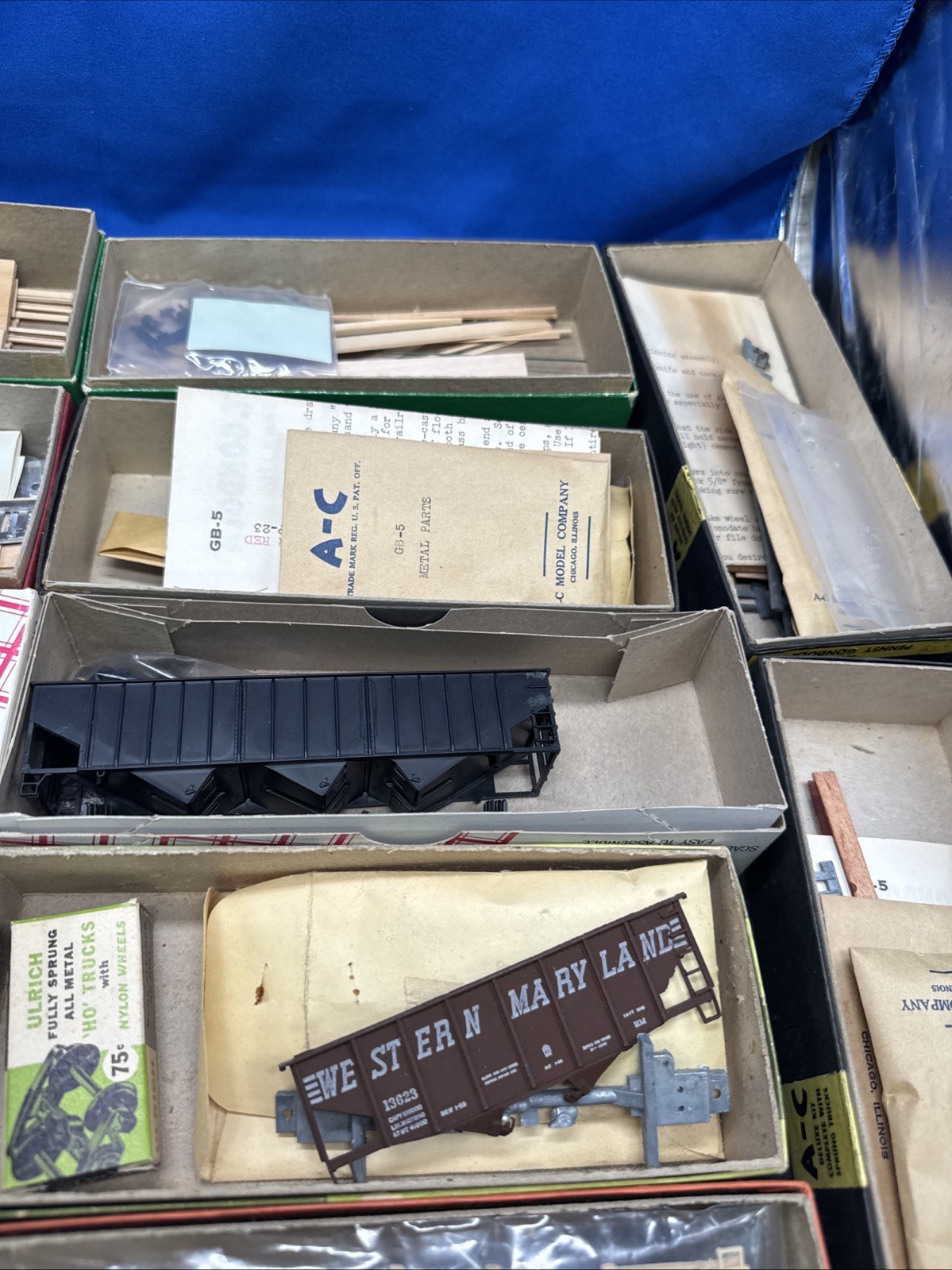 Lot Of 16 Vintage Hopper And Gondola Kits Wood And Metal Ho Scale | eBay