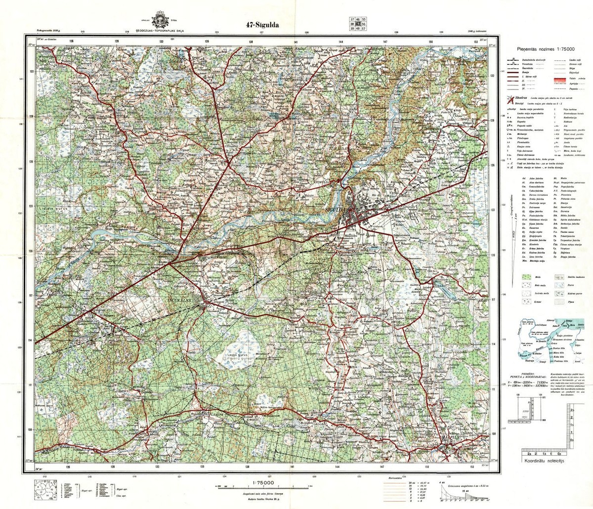 Sigulda Latvia Map