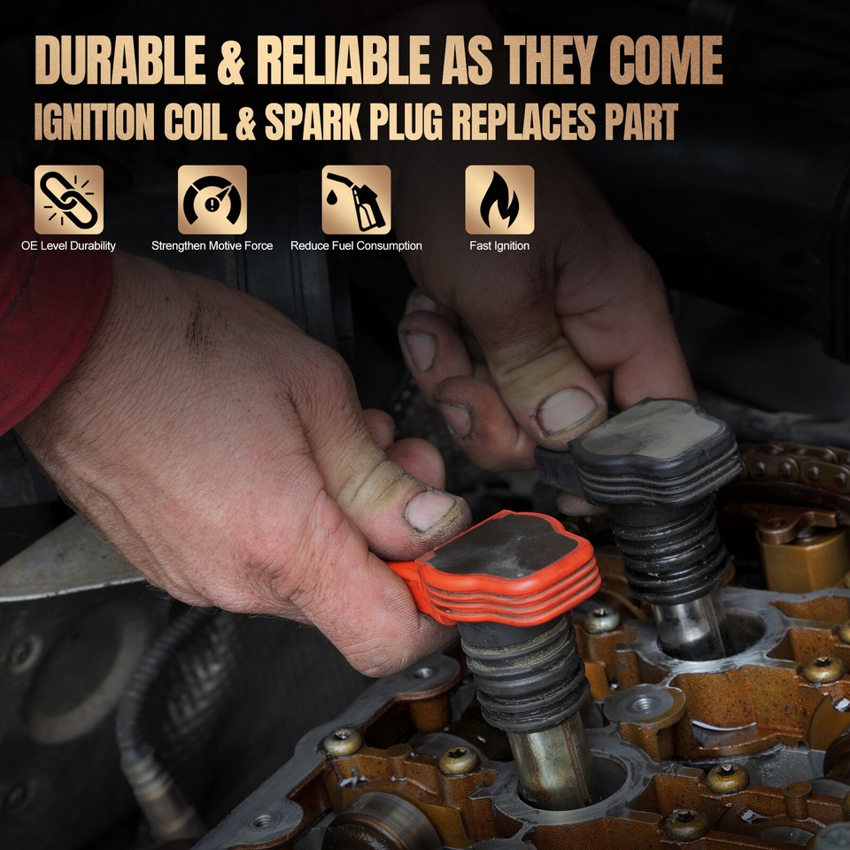 For 2011-2019 Ram 1500 5.7L UF504 8X Ignition Coil & 16X Iridium Spark ...