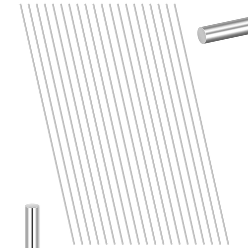20 Pieces 304 Stainless Steel 2Mm X 300Mm Model Straight Metal round ...