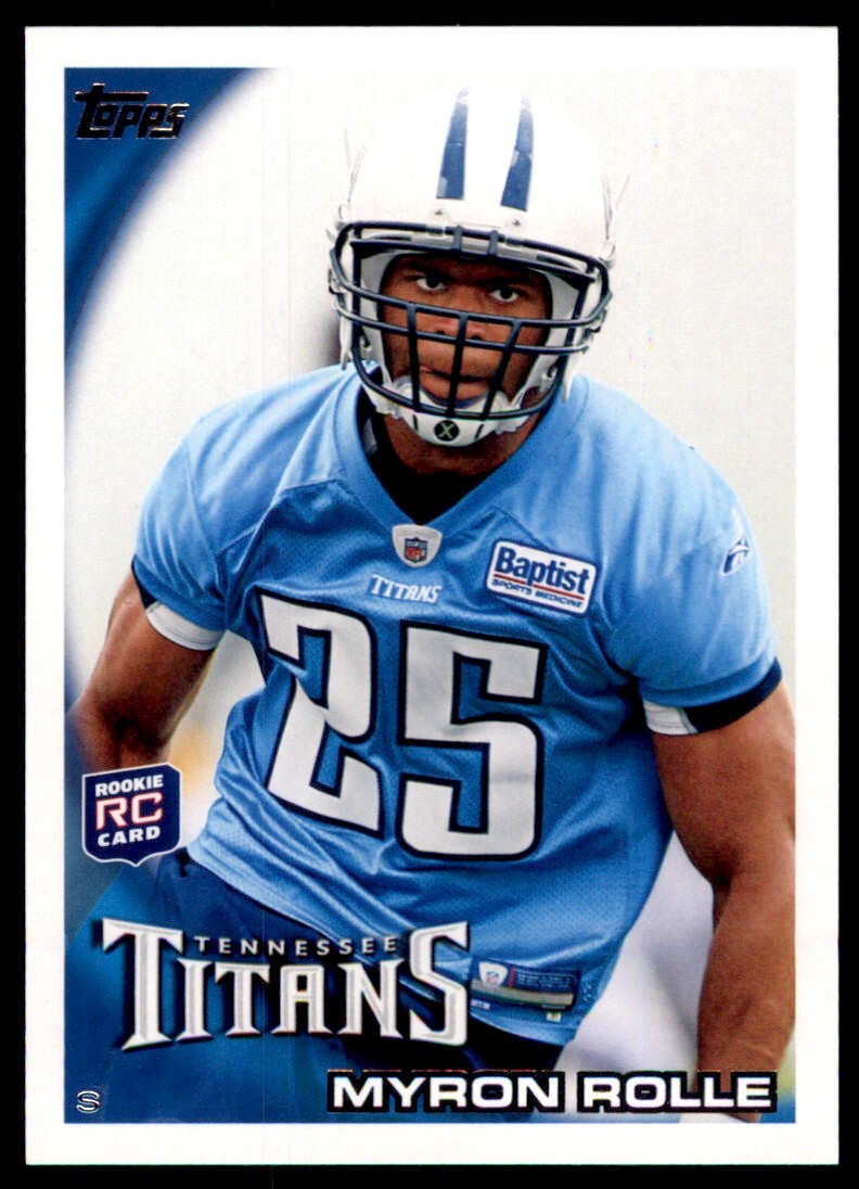 2010 Topps Myron Rolle Rookie Tennessee Titans #197 1081 | eBay