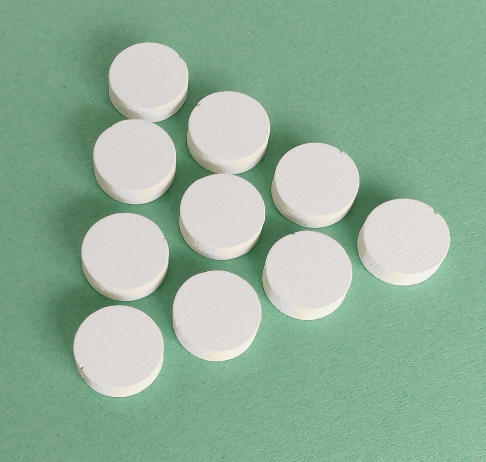 15mm Round Wooden Counters Coloured Circle Board Game Tokens Upgrade ...