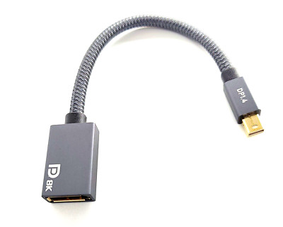 Mini Displayport ( Male) to Display Port (Female) 8K 4K 60Hz ( 0.2M) | eBay