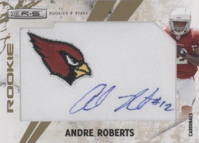 2010 Panini Rookies & Stars - Rookie Andre Roberts #252 /203 (AU, RC ...