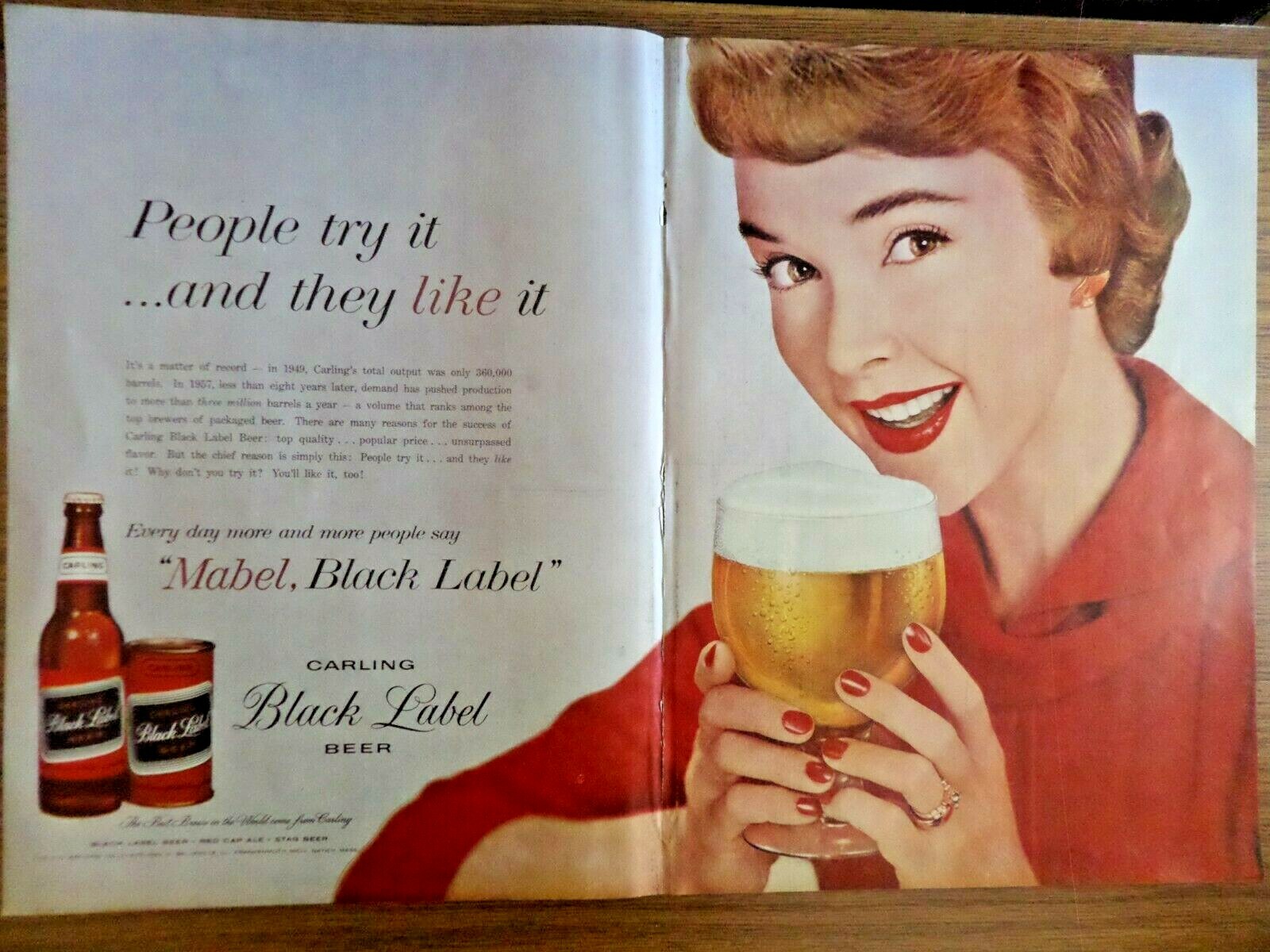 1957 Gleem Toothpaste Ad Father Son Travelling Airplane 1957 Carling ...