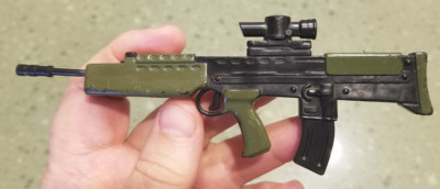 5.5" TOY SOLID SPACE MARINE MACHINE GUN~WEAPON FOR 12" MILITARY ACTION ...