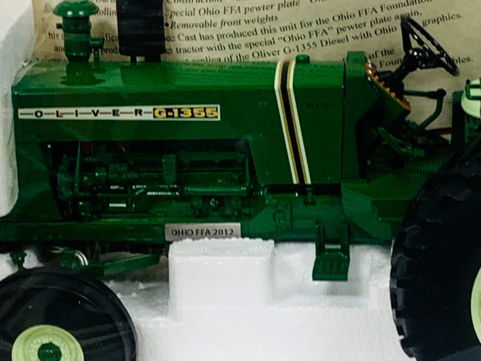 Oliver G-1355 Diesel Tractor 1:16 Spec-cast NIB OHIO FFA Limited ...