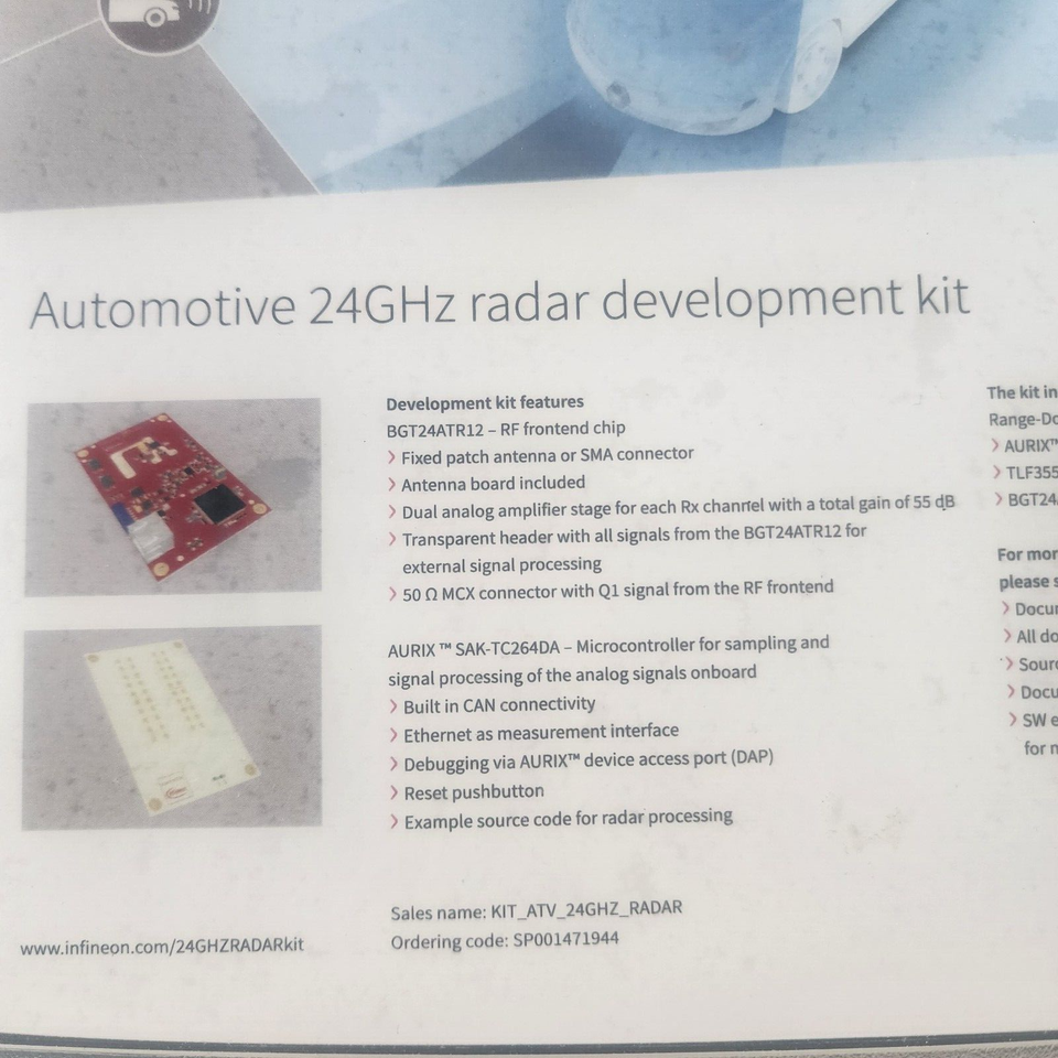 infineon Automotive 24GHz radar development kit | eBay