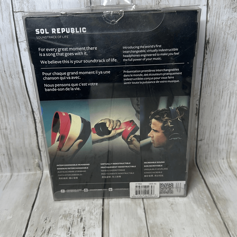 SOL Republic Sound Track Headband Red 1305-33 | eBay