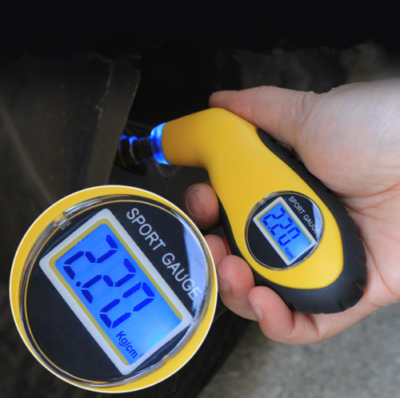 Tyre Gauge Digital LCD Tire Air Pressure Tester Tool for Auto ...