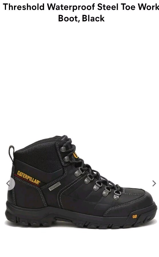 Caterpillar Mens CAT Framework St S3 Wr Steel Toe Safety Leather Boots ...