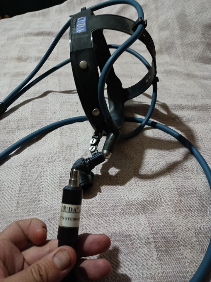 Cuda Fiberoptics h4000v Head Band & Lightsource Cable Surgical | eBay