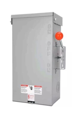Upgraded 100 Amp Manual Transfer Switch 120/240-Volt Generator Transfer ...