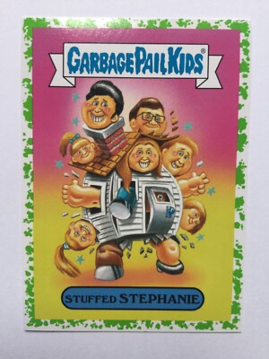 Garbage Pail Kids Prime Slime Trashy TV Sticker 5b Stuffed Stephanie ...