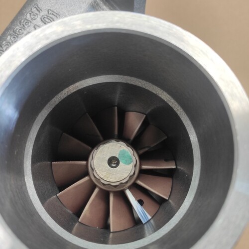 New Turbocharger Turbo Holset HX35 T3 12cm twin scroll V-band billet ...