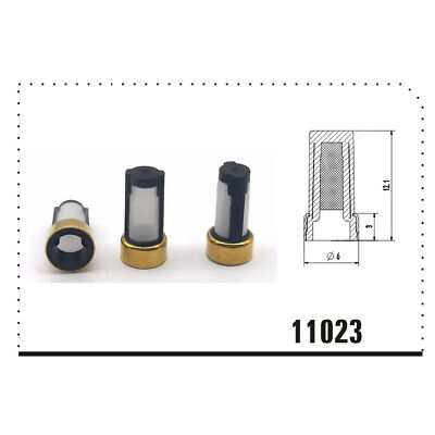 50 pcs Fuel injector micro filter top feed mpi auto parts 6*3*12.1 mm ...