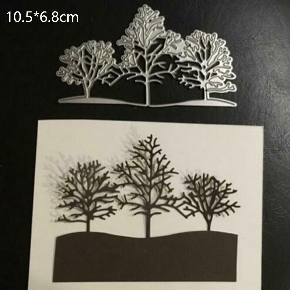 Tree Metal Cutting Dies Scrapbooking Album Paper Cards Cut Embossing ...