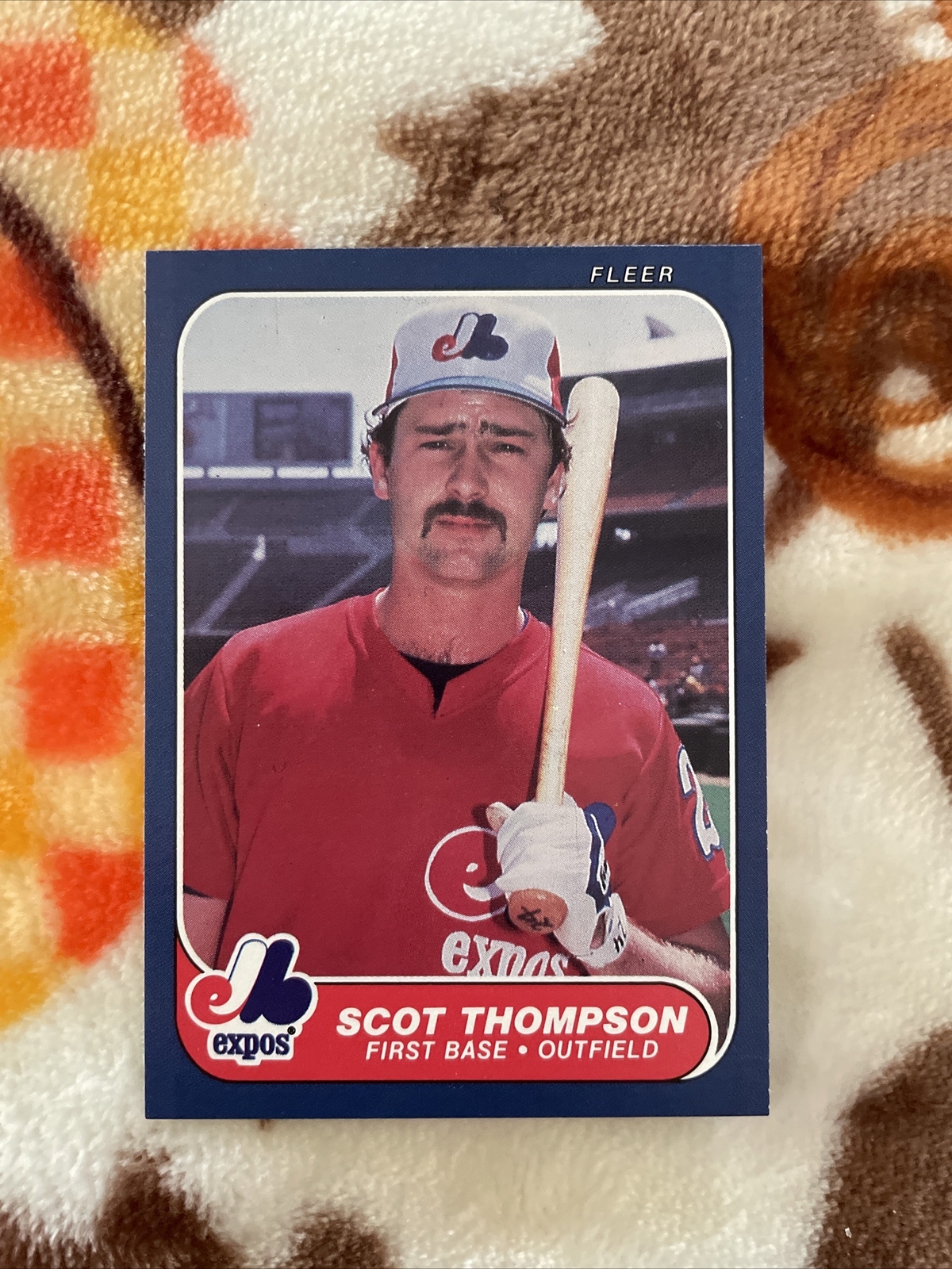 1986 Fleer Scot Thompson Montreal Expos #262 | eBay