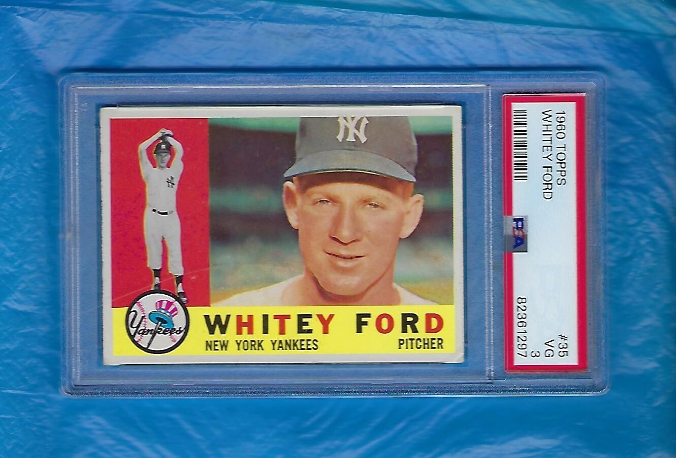 WHITEY FORD 1960 TOPPS #35 WHITEY FORD PSA 3 NEW YORK YANKEES HOF ! | eBay