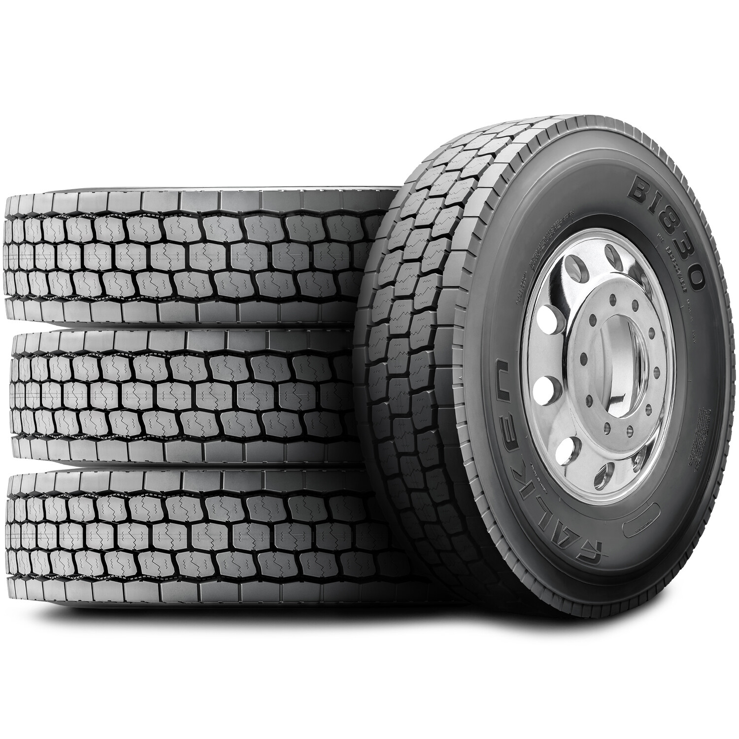 4 Tires Falken BI830 285/75R24.5 Load H 16 Ply Drive Commercial | eBay