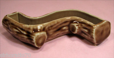 Miniature Wade Porcelain Log Posy Dish Vase Brown | eBay Australia
