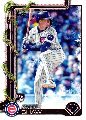 2025 Topps Holiday - Matt Shaw #H173 (RC) NM | eBay
