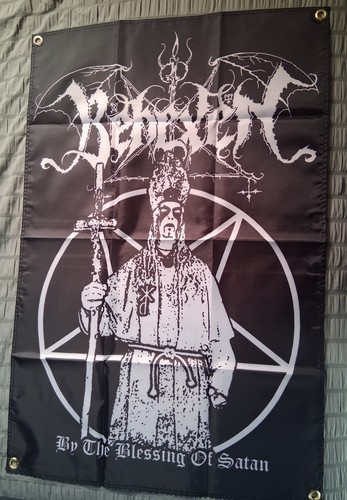 Behexen by The Blessing of Satan Banner Flag 3x2ft Black Metal Sargeist ...