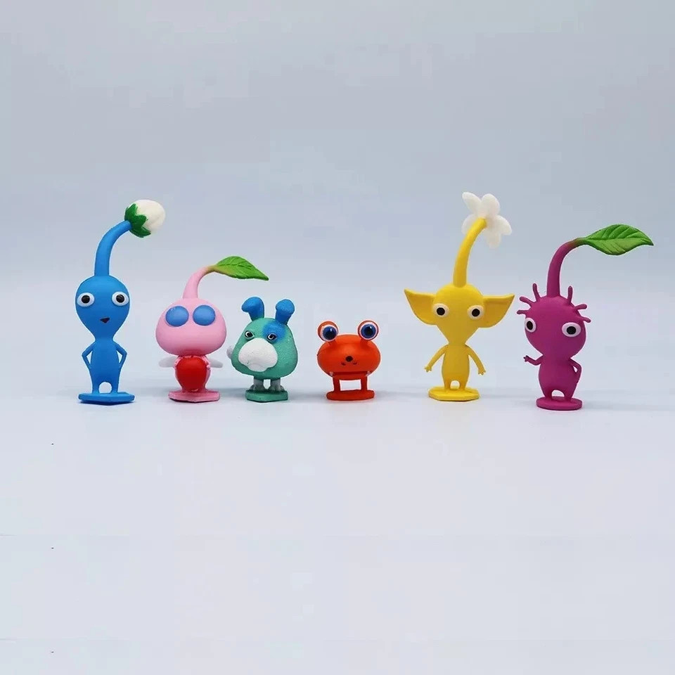 12-Piece Set PIKMIN Figure Captain Olimar PIKMIN PVC Figure Toys | eBay
