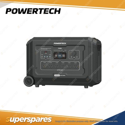 Powertech S3 Portable Power Station 3600W 3072WH Solar Mains or DC Charging | eBay