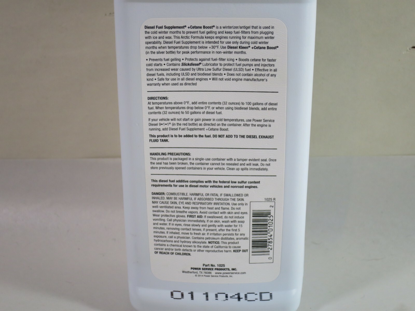 Power+Service+Diesel+Fuel+Supplement+32oz+Bottle+1025 for sale online ...