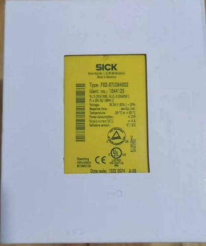 Sick FX3-XTIO84002 Safety relay V1 FX3-XTIO84002 New In Box FX3 ...