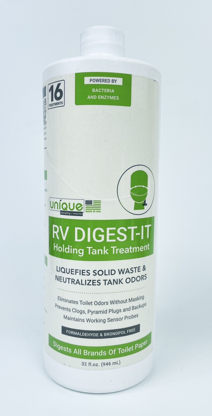 Unique Natural Products 413 RV Digest It Holding Tank Treatment 32 Oz ...
