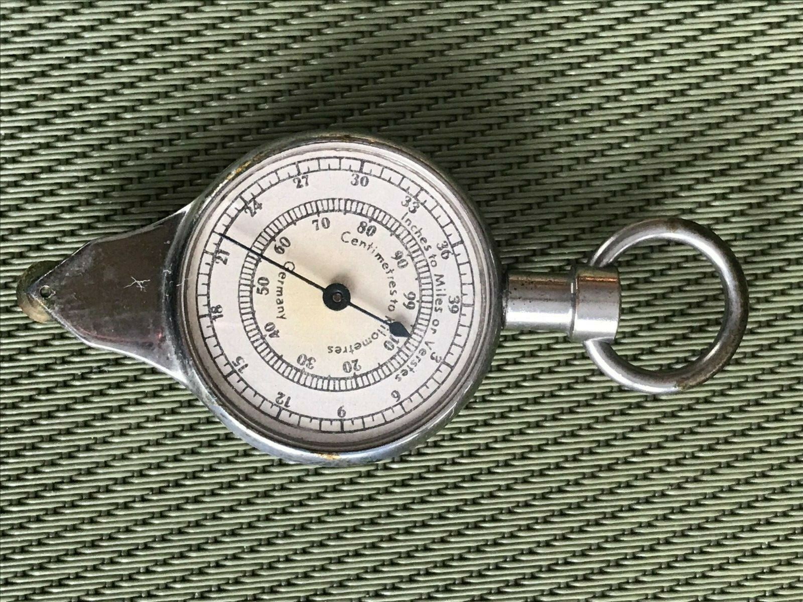 Vintage German Opisometer Compass & Map Measure Tool with Leather case ...