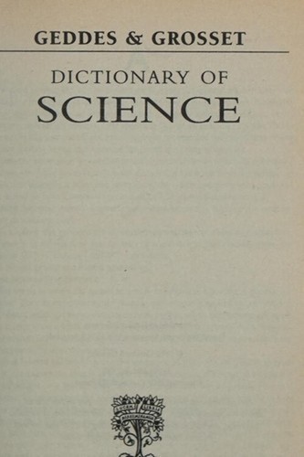 Dictionary of Science Paperback 9781855343467 | eBay