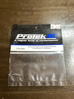 ProTek RC Black Label Servo Pins (1.6x14.5mm & 1.6x9.6mm) [PTK-3054] | eBay
