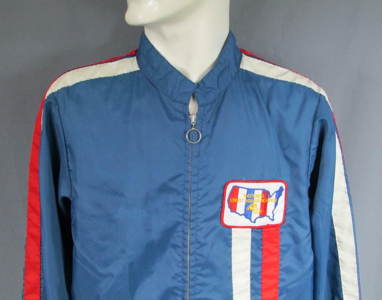 Vintage 1960s White Rose Street Rod Racing/Rally Jacket Car Club Hot ...