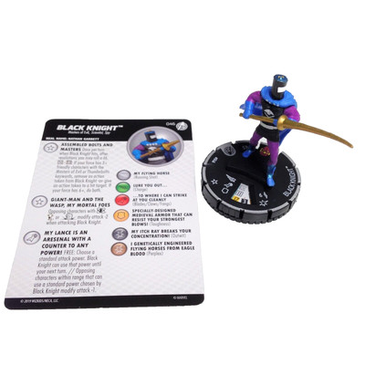 Heroclix Captain America and the Avengers Black Knight 046 Rare | eBay