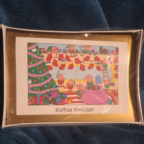 Paper Magic Group Christmas Cards Box Holiday 18 W Envelope "Stuffing ...