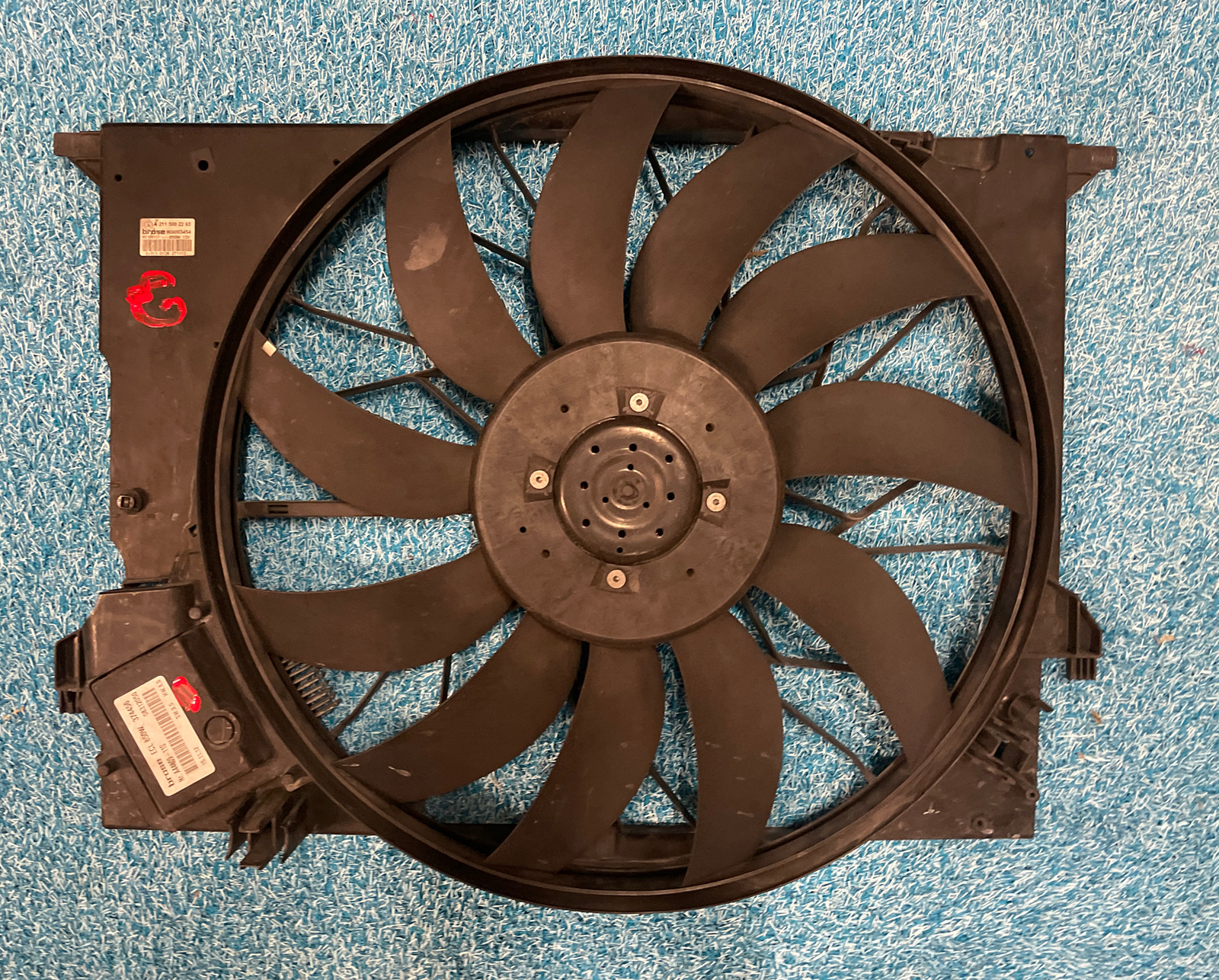Mercedes W211 C216 W219 W221 Motor Engine Cooling Fan Assembly 850W ...