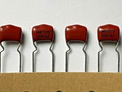 25 Pcs 0.0047uF 4700pF 4.7nF 400V RADIAL CAPACITORS POLY FILM NEW FAST ...