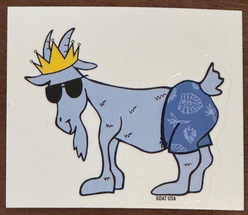 GOAT USA Stickers - Pick your chosen GOAT! (24 choices) New, rare ...