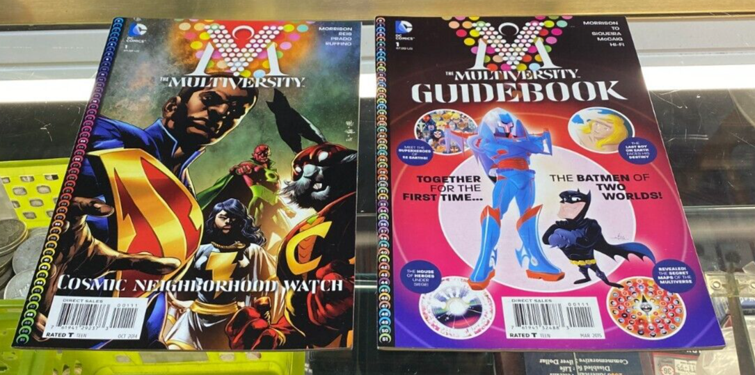 DC COMICS THE MULTIVERSETY #1 + THE MULTIVERSITY GUIDEBOOK #1 SET VF ...