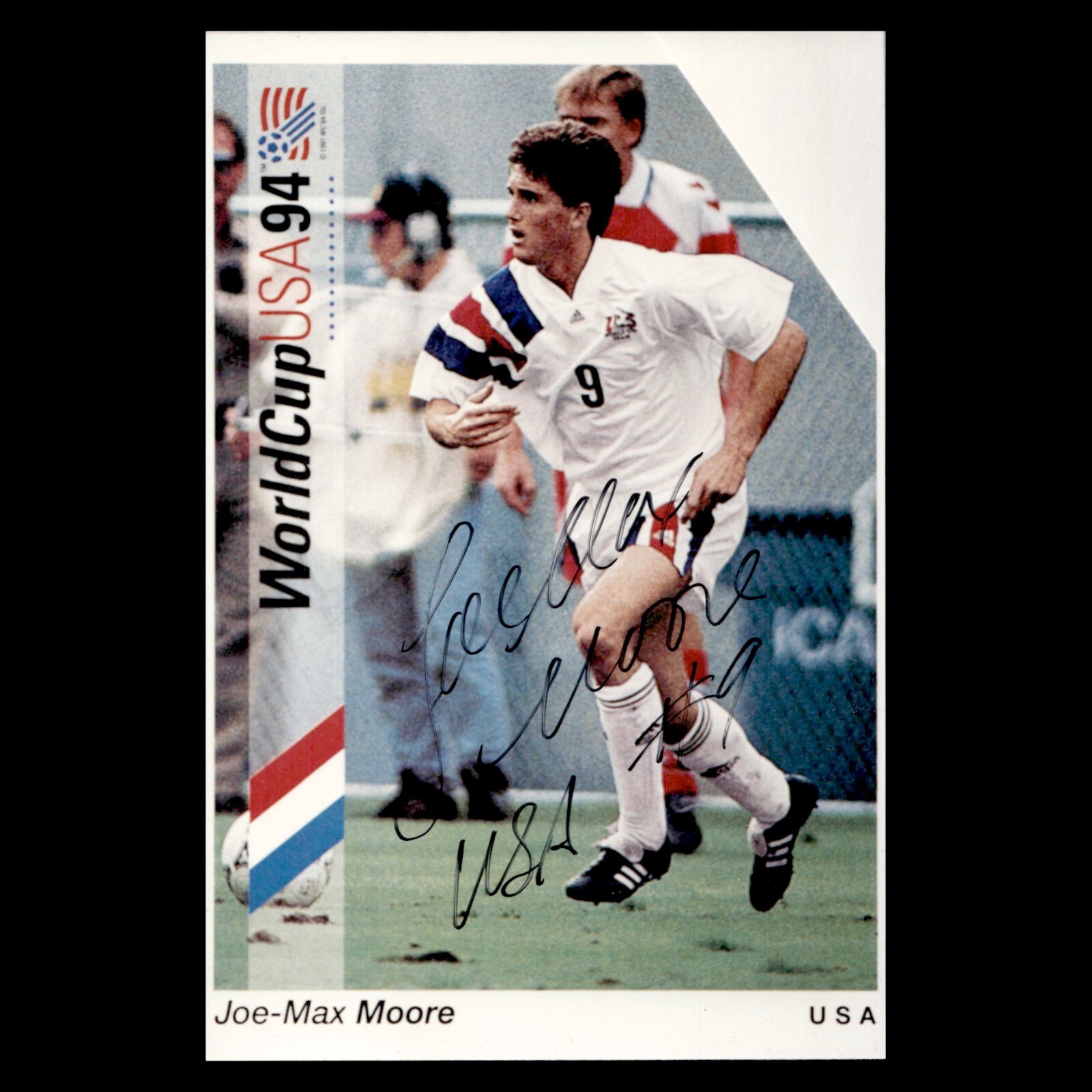 Joe-Max Moore 1994 World Cup Team USA Signed 5x7 Photo Autograph Auto ...