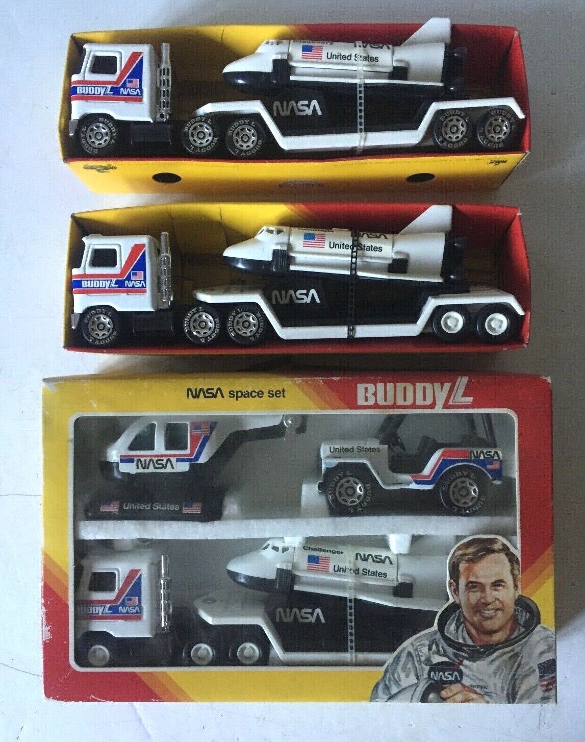 Vintage Williams NASA Space Shuttle Transporter Train Set - munimoro.gob.pe