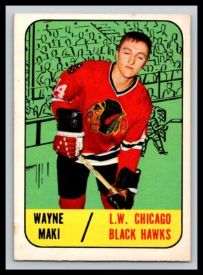 1967-68 TOPPS # 55 WAYNE MAKI RC 23808 | eBay