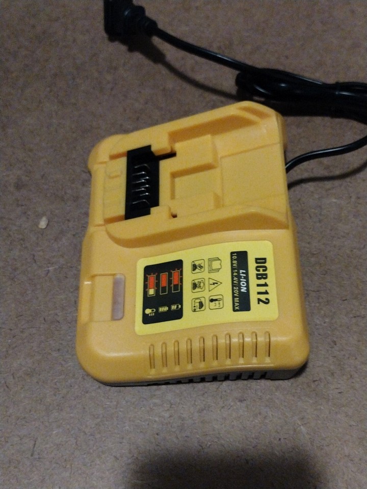 Fits Dewalt DCB112 12V&20V Max Li-ion Battery Charger Replaces DCB100 ...